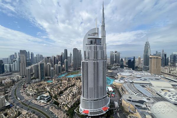 Boulevard Point, Boulevard Point, Downtown Dubai.2 Bed Apartment for ...